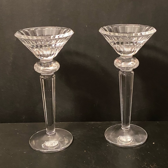 Gorham | Accents | 2 Gorham Crystal Candlesticks Holders Chantilly ...